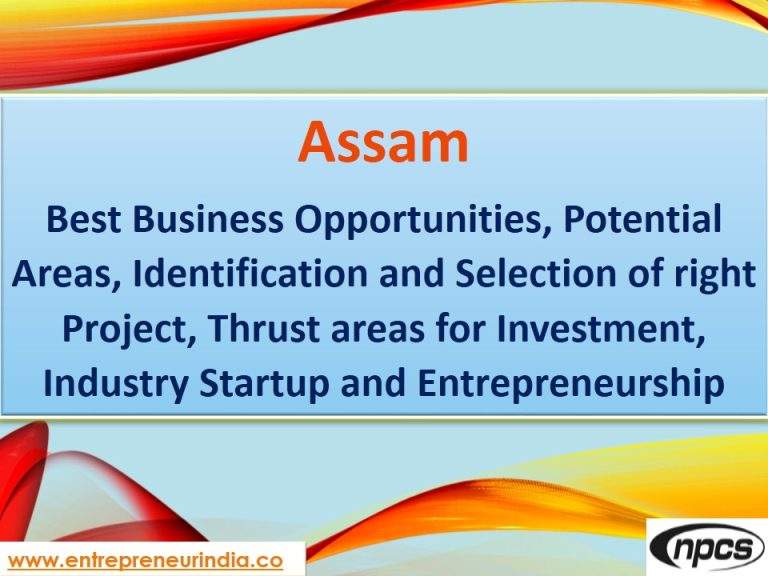 Assam Business Opportunities & Investment Ideas