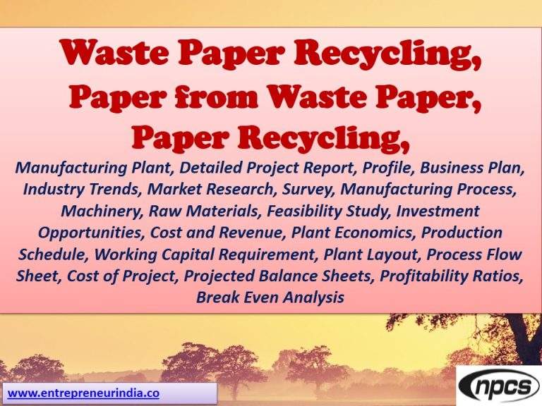 Waste Paper Recycling Plant | Recycled Paper Business