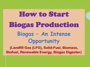 How to Start Biogas Production | Profitable Energy Idea