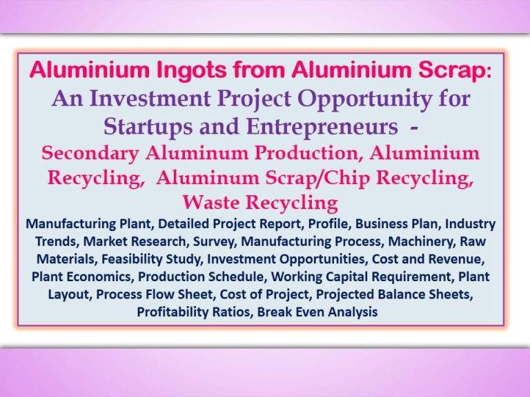 Aluminium Ingots from Scrap | Recycling Business Project