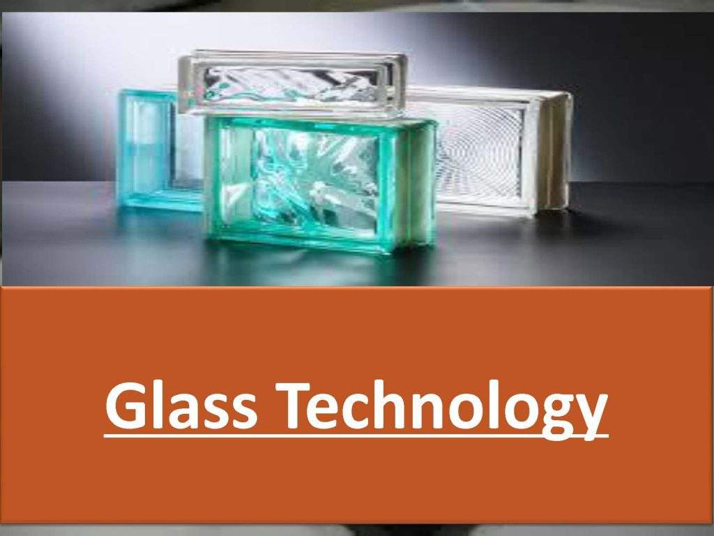 Glass Technology - Niir Project Consultancy Services