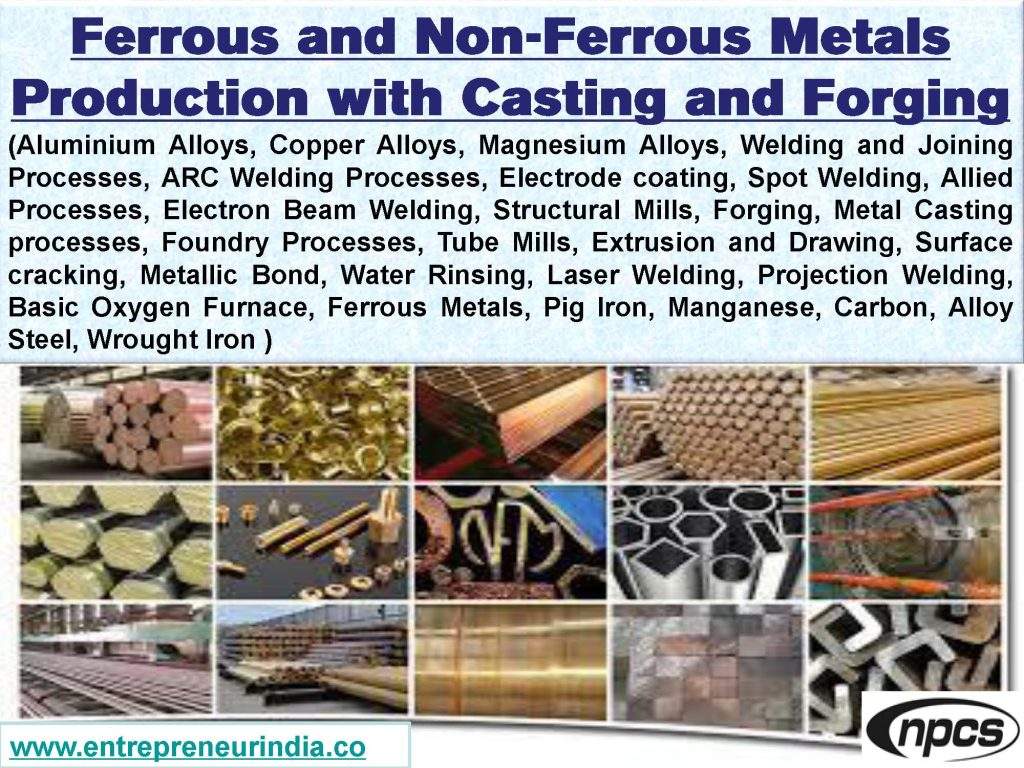 Ferrous & Non-Ferrous Metals: Casting, Forging & Welding