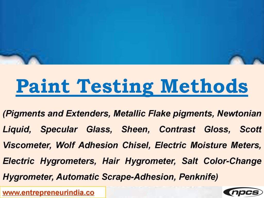 Paint Testing Methods | Pigments, Gloss & Adhesion Tests