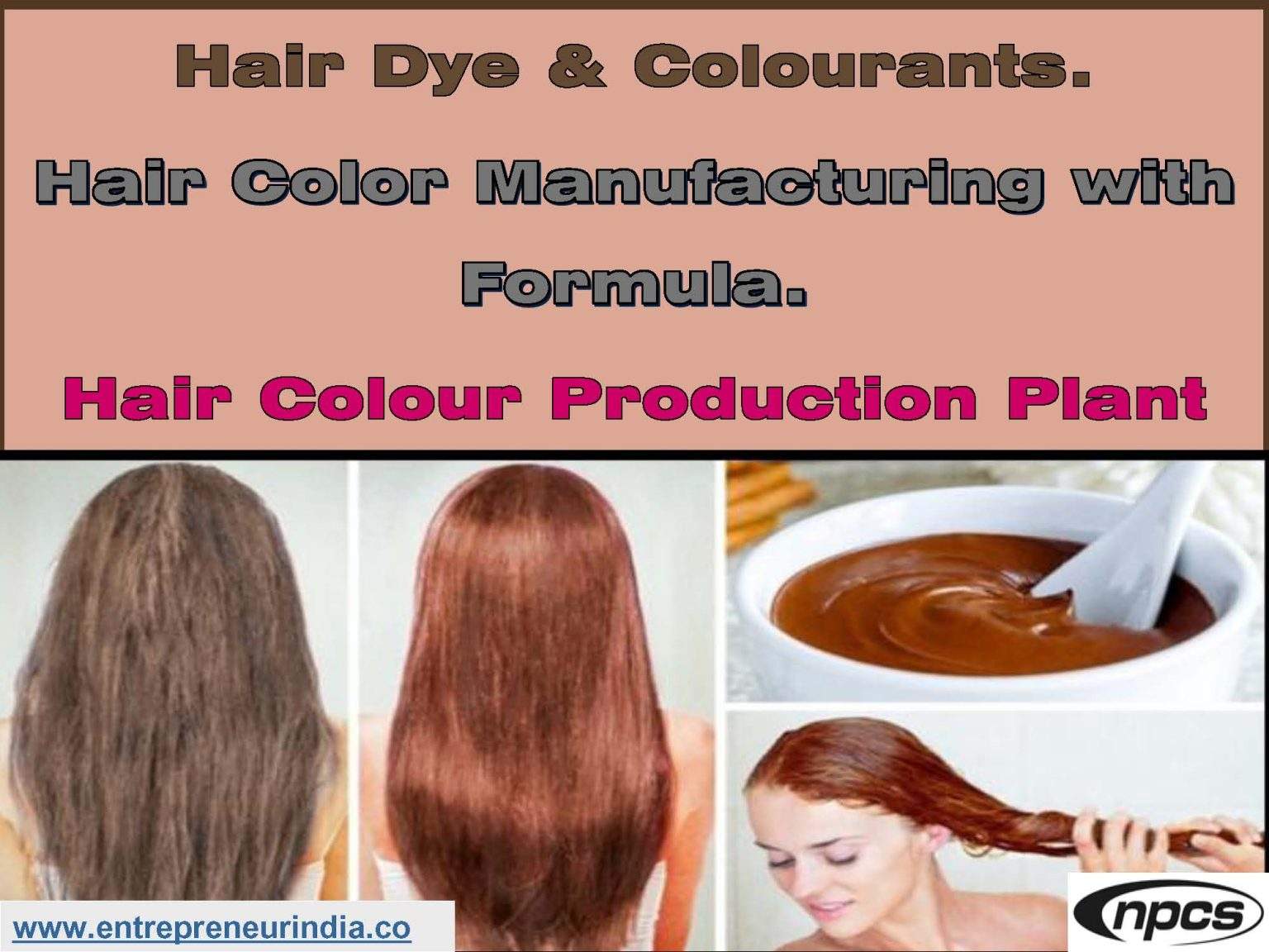 Hair Dye & Colourants. Hair Color Manufacturing with Formula. Hair ...