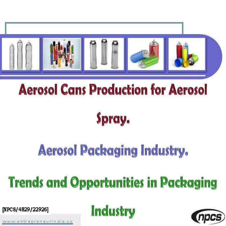 Start Aerosol Cans Production For Aerosol Spray