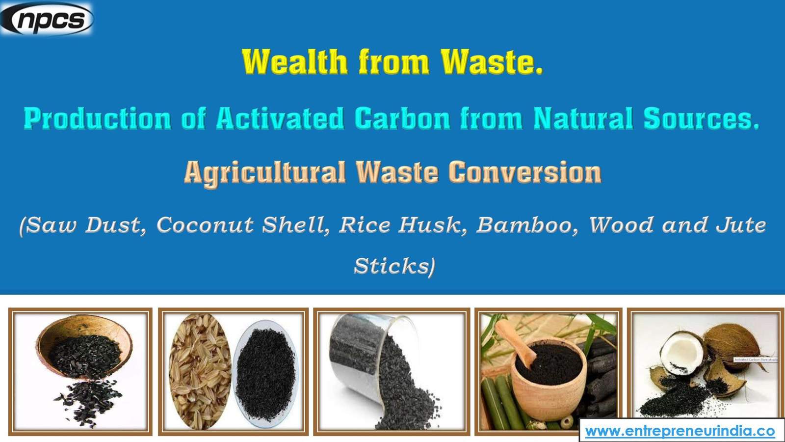 Wealth from Waste: Carbon - Niir Project Consultancy Services