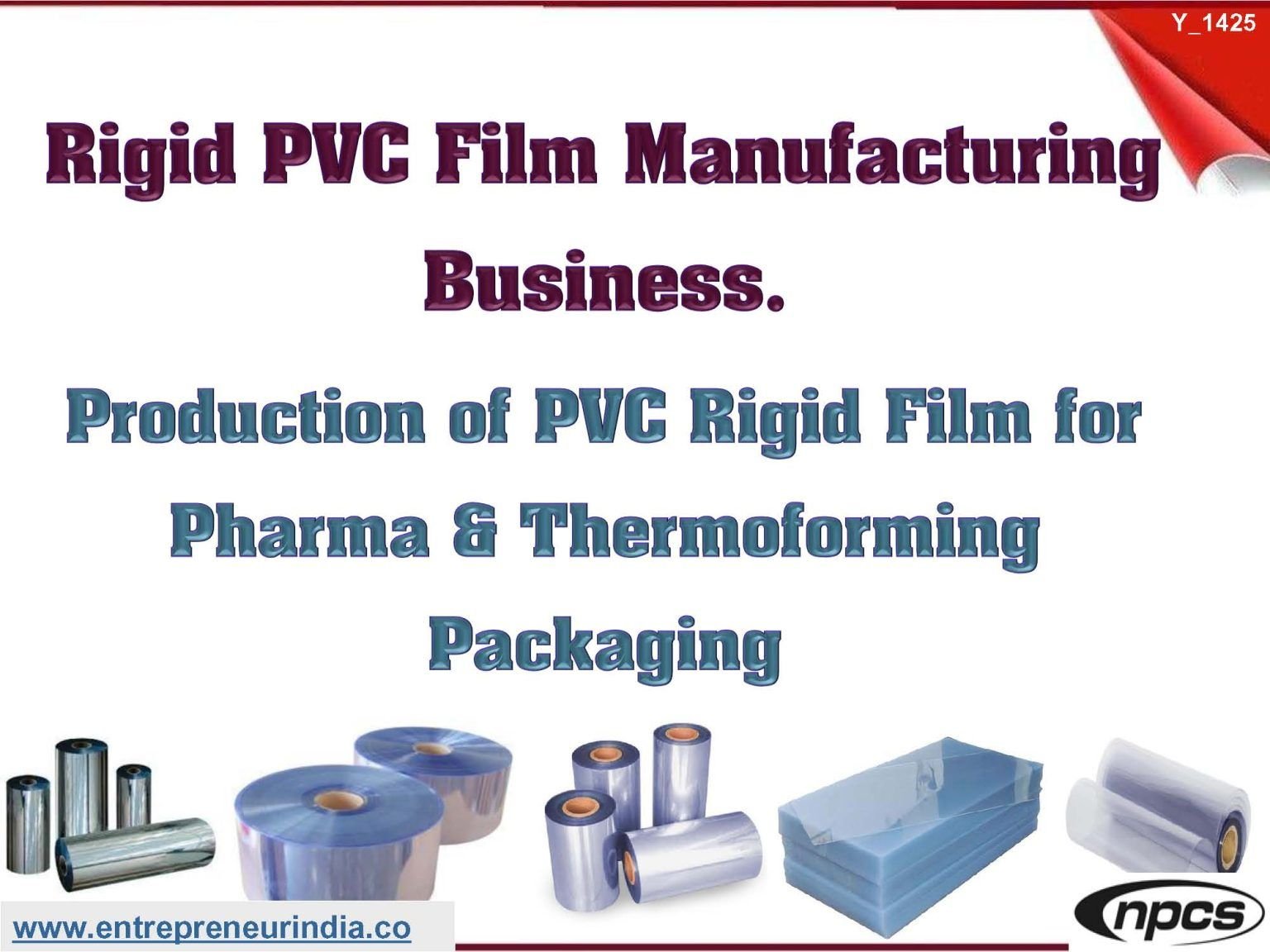 Rigid PVC Film Manufacturing Business - Niir Project Consultancy Services